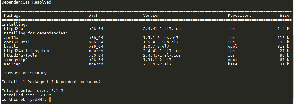 CentOS7 yum install 安装最新版本 Apache httpd_yum install安装-CSDN博客