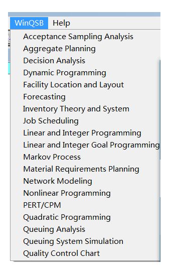 Winqsb的学习-CSDN博客