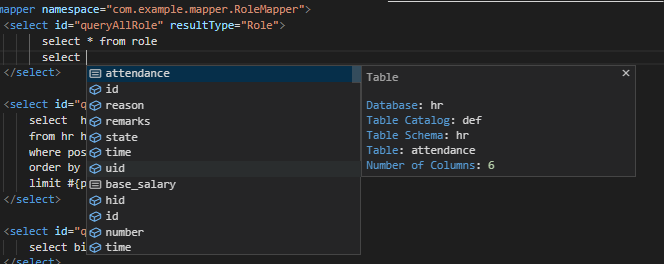 vscode mybatis 数据库智能提示插件-CSDN博客