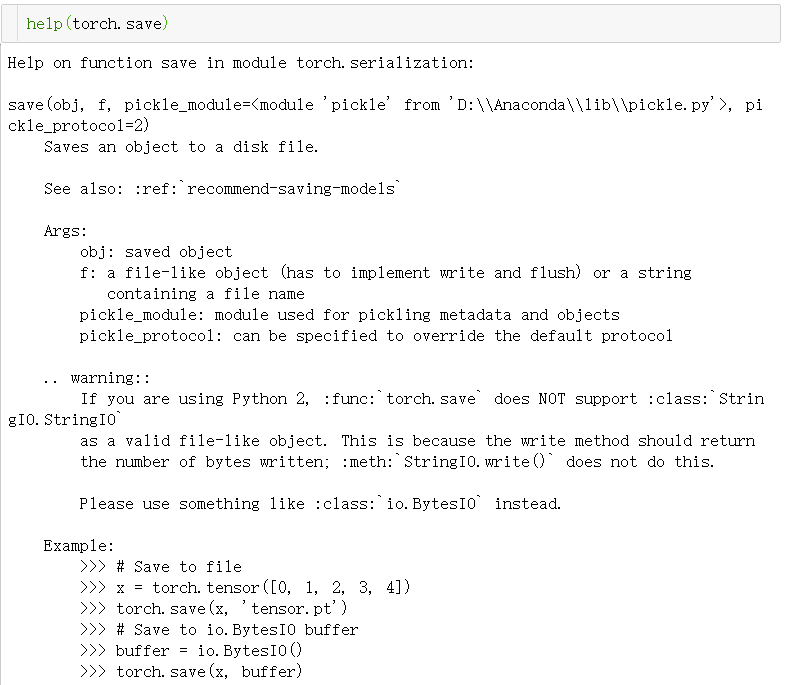 深度学习框架pytorch入门之张量tensor 一 使用help或找到关于tensor和tensor的帮助信息 Csdn博客