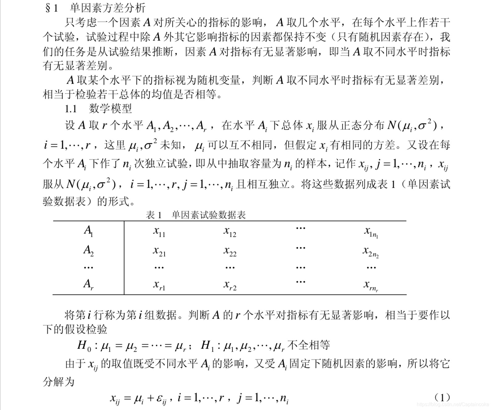 数学建模之方差分析基础 单因素,双因素方差分析与matlab实现matlab双因素方差分析 Csdn博客