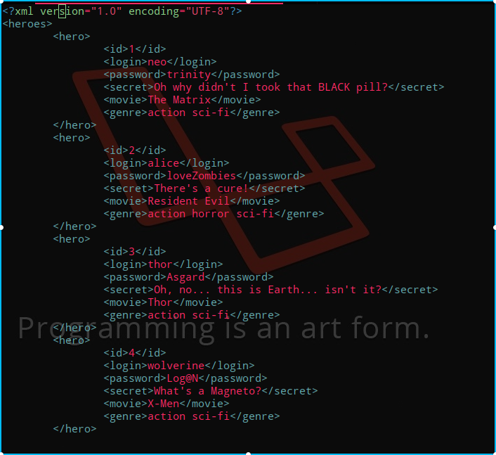 bWAPP XML/XPath Injection_bwapp xpath-CSDN博客