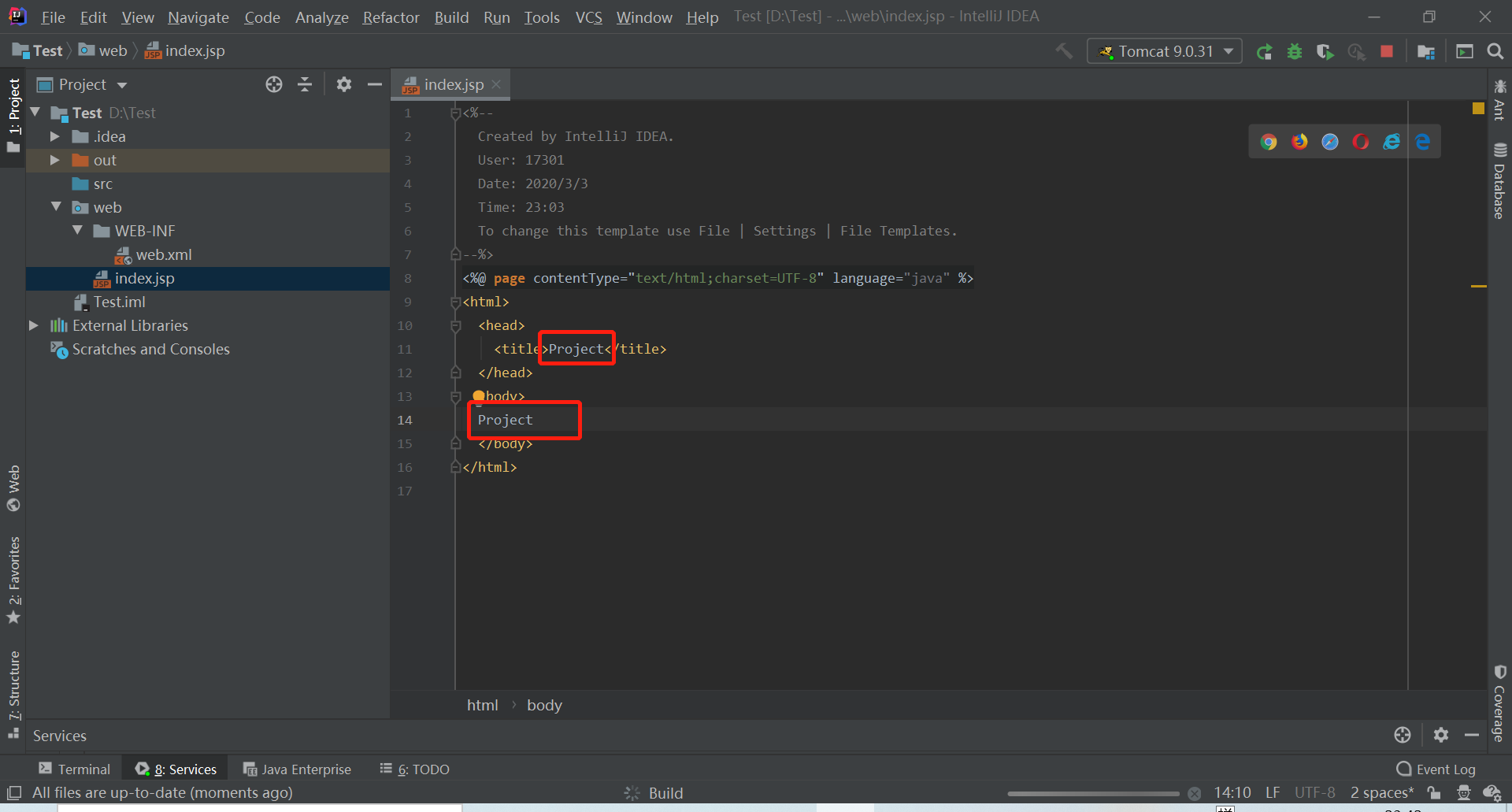 本地创建IDEA JavaEE项目详细步骤_怎么在intellijidea创建jakartaee项目-CSDN博客