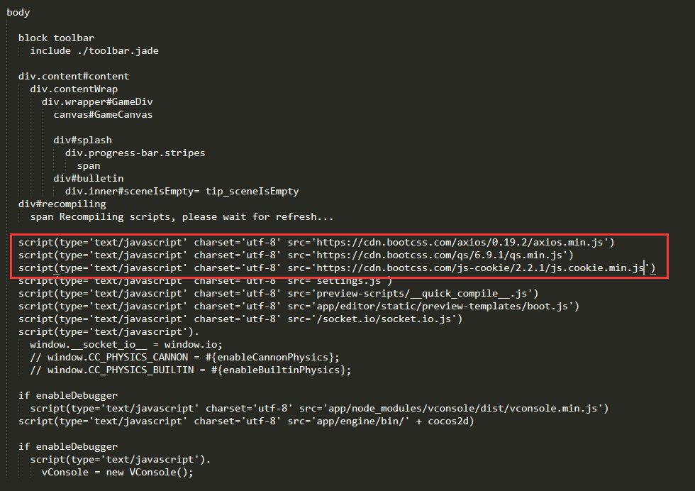 cocos creator【一】调试预览时，引入的第三方js无效问题处理_cocos creator无法使用js库-CSDN博客