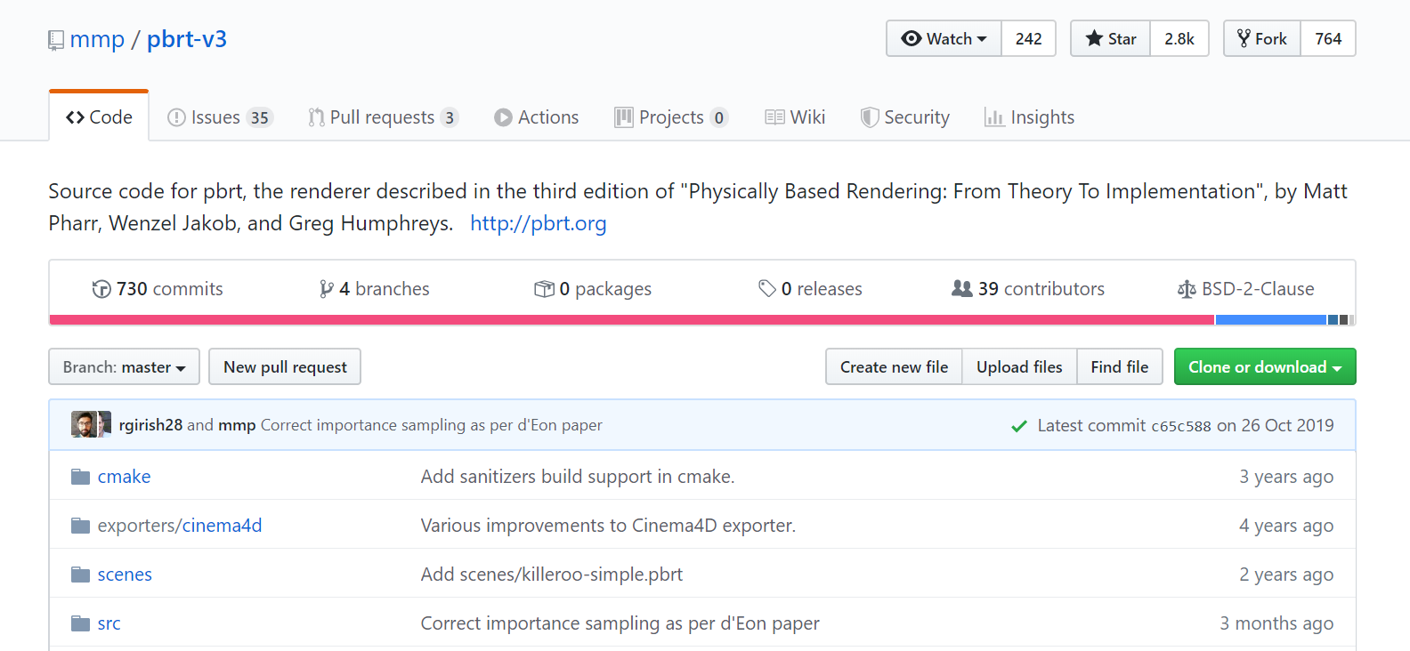pbrt3在windows10环境中的编译、安装及测试教程-CSDN博客