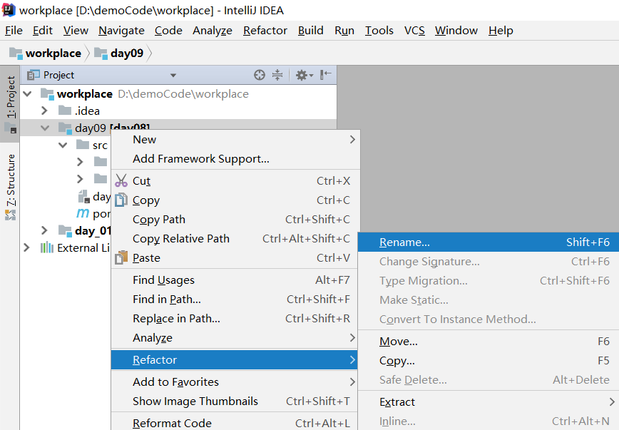 IDEA修改项目名称出现中括号_idea项目名后的中括号内容怎么去掉-CSDN博客
