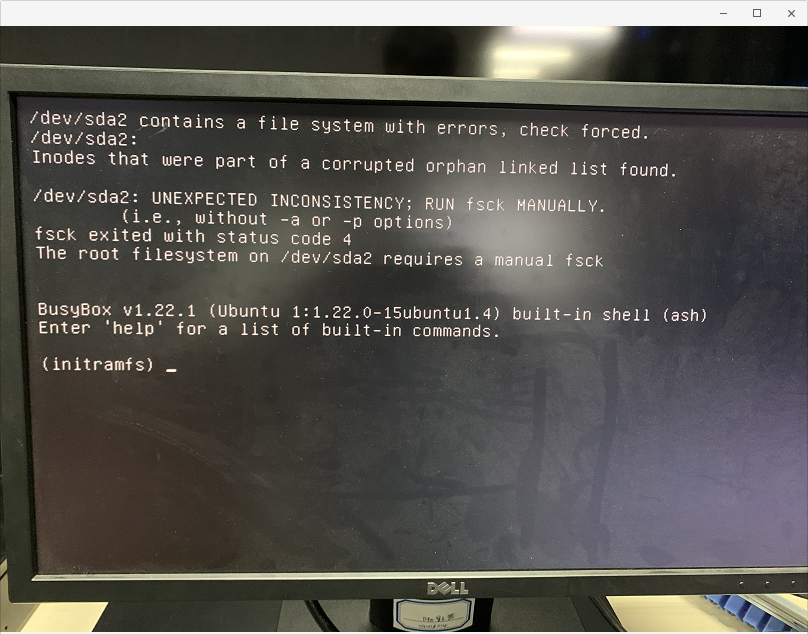 Ubuntu系统主机突然断电或其他原因导致磁盘损坏_磁盘看起来即将在不久后损坏 ubuntu-CSDN博客