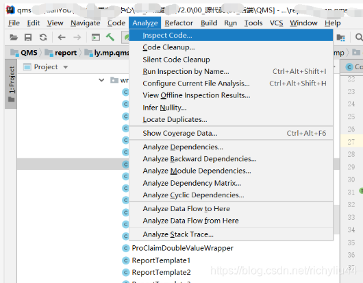 Idea 代码分析工具idea Analyze Csdn博客