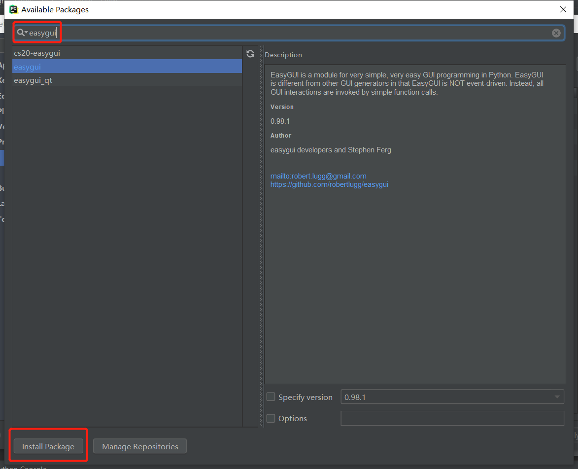 python学习笔记之EasyGUI-CSDN博客