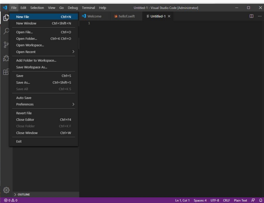 Visual studio Code安装？Swift for Windows安装？Windows系统下编写Swift?怎么执行？_visual code swift-CSDN博客