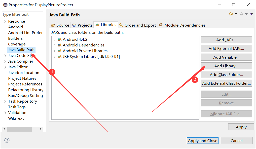 eclipse配置Android开发环境 ：sun/misc/BASE64Encoder错误_sun.misc.base64encoder 打包失败-CSDN博客