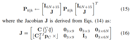 论文笔记:A Multi-State Constraint Kalman Filter for Vision-aided Inertial ...