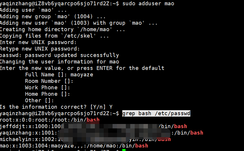 linux 上添加用户，不用使用root账户_linux增加非root用户-CSDN博客