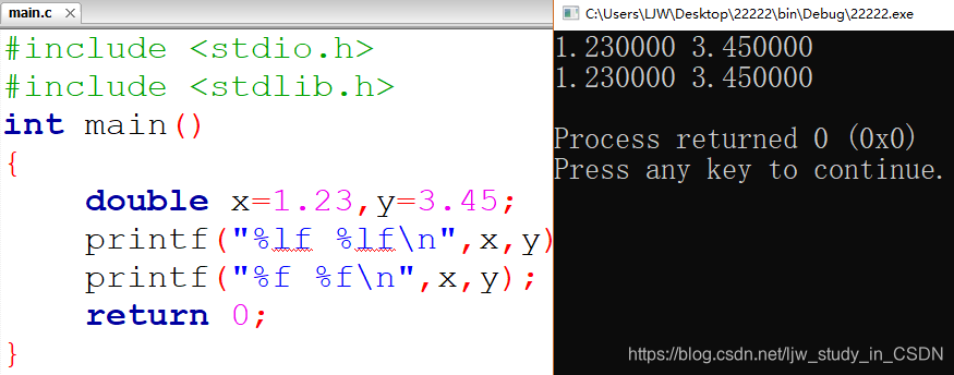 C 玄学问题 关于printf输出double类型显示0 000000的原因 C Printf Double Csdn博客