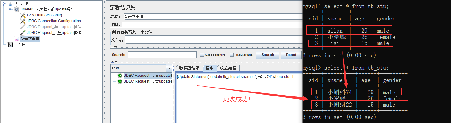 Jmeter学习笔记十三：Jmeter完成数据库的delete、update、select操作_jmeter jdbc update-CSDN博客