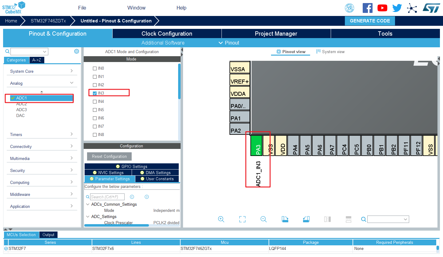 RT-Thread Studio 使用笔记（七）| 配合STM32CubeMX添加裸机驱动（以ADC为例）_rtstudio 结合cubemx adc-CSDN博客