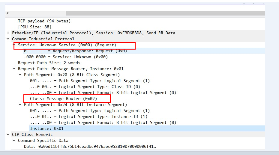 工控协议--cip--协议解析基本记录_cip class 到service-CSDN博客