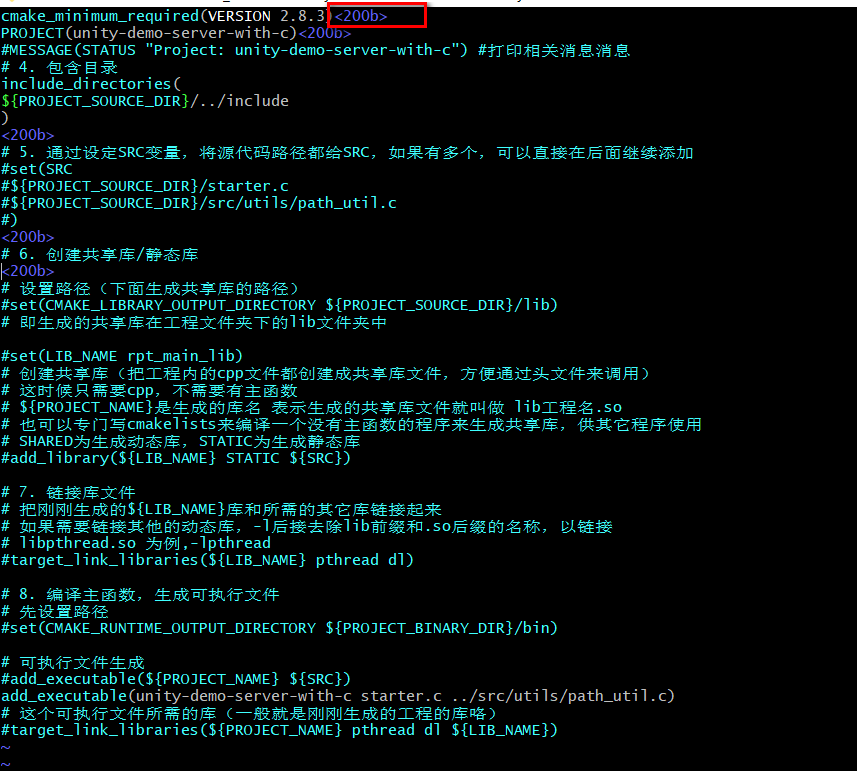 CMake Parse error. Expected a command name, got unquoted argument with text " "._cmake error at ...
