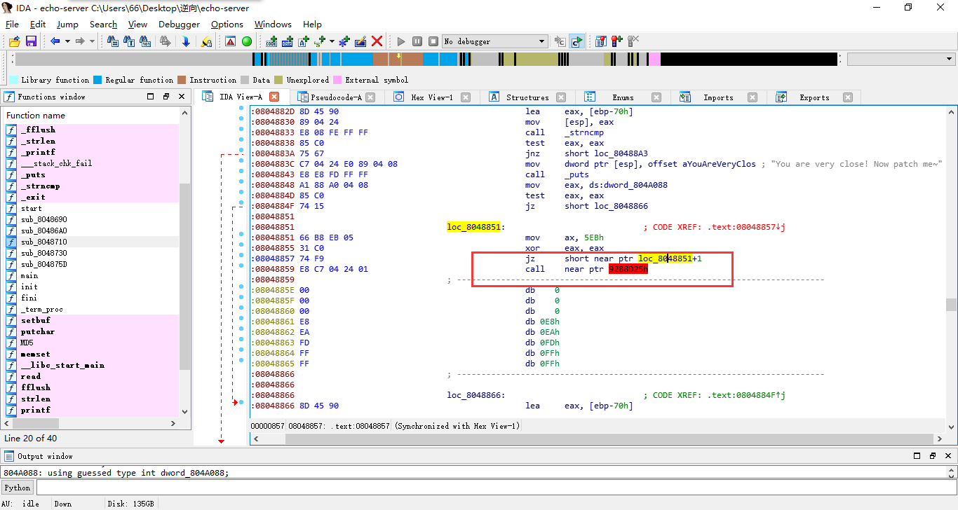 XCTF echo-server_ctf re echo_server-CSDN博客