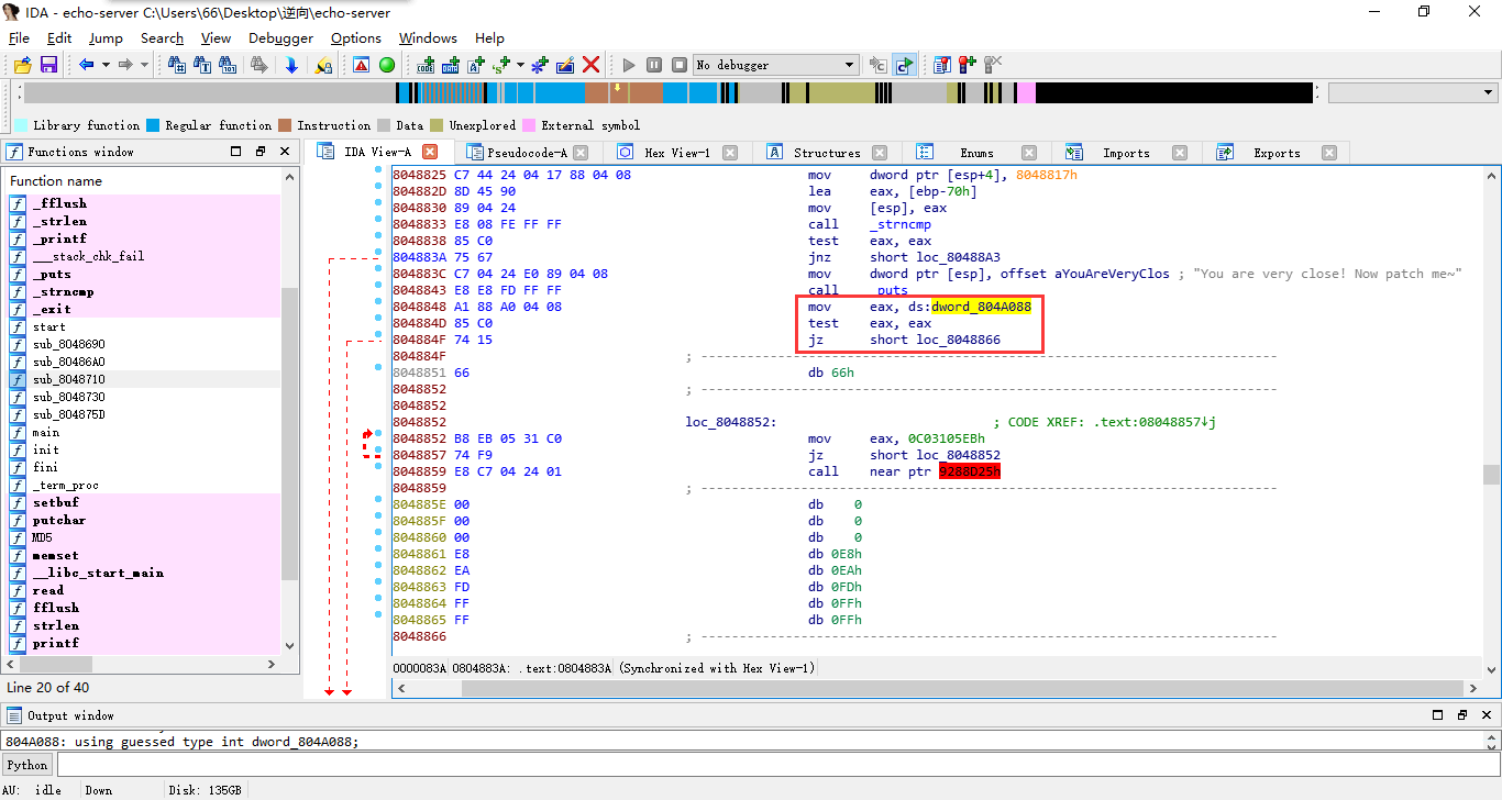 XCTF echo-server_ctf re echo_server-CSDN博客