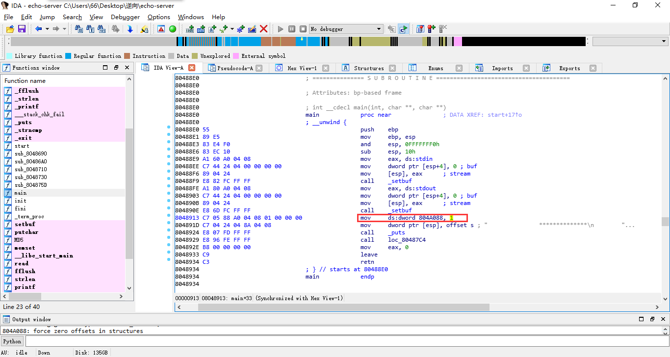 XCTF echo-server_ctf re echo_server-CSDN博客
