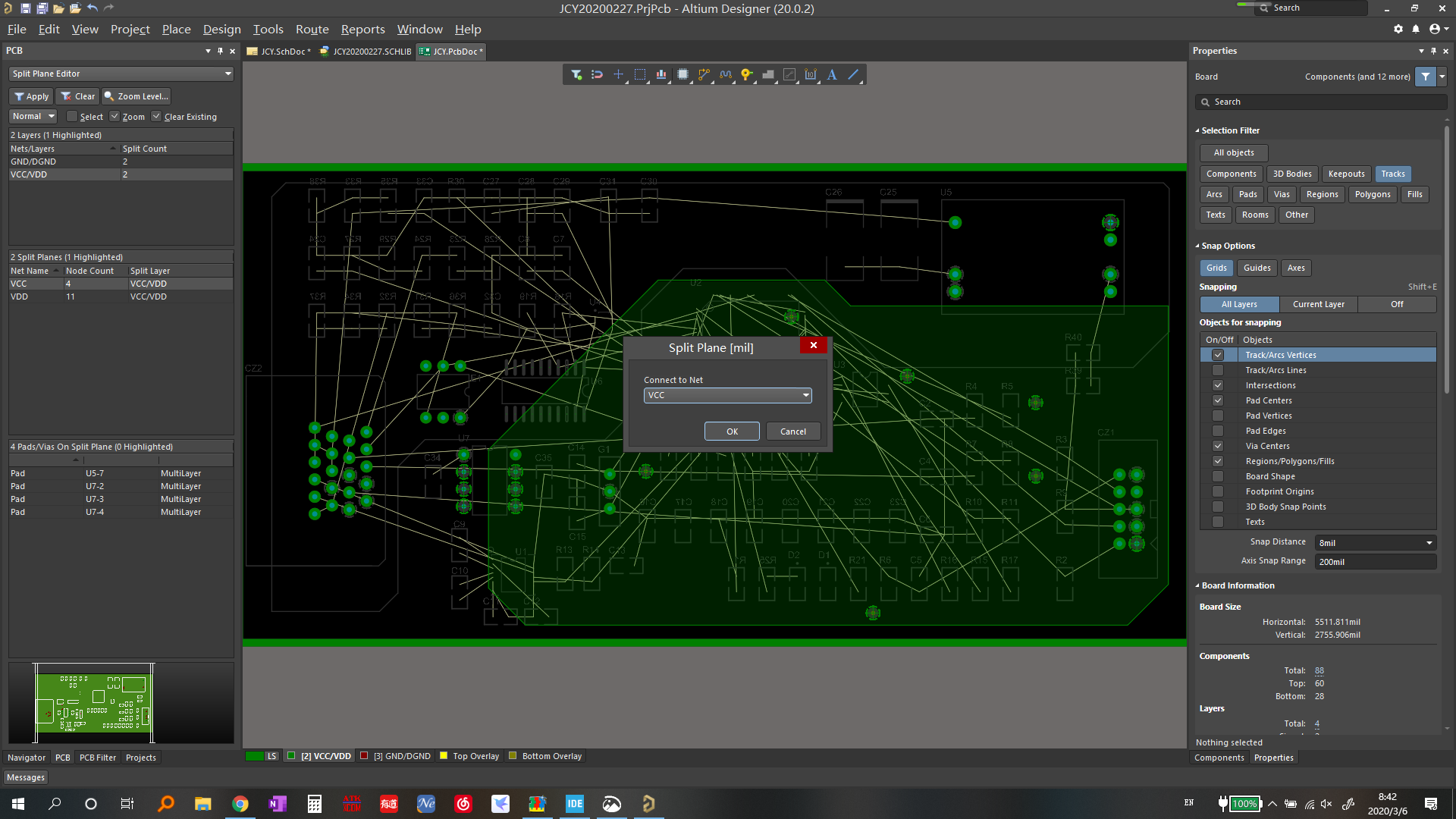 Altium Designer 20 笔记之 plane层分割_split plane-CSDN博客