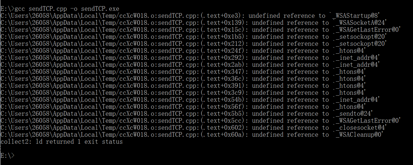 网络编程—使用C语言实现发送TCP数据包，以命令行形式运行:SendTCP source_ip source_port dest_ip dest_port；（原理和常见错误分析）_c语言写一个 ...