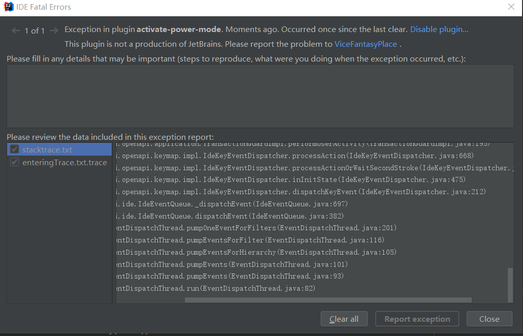 idea 插件 activate-power-model插件异常 ide fatal errors-CSDN博客