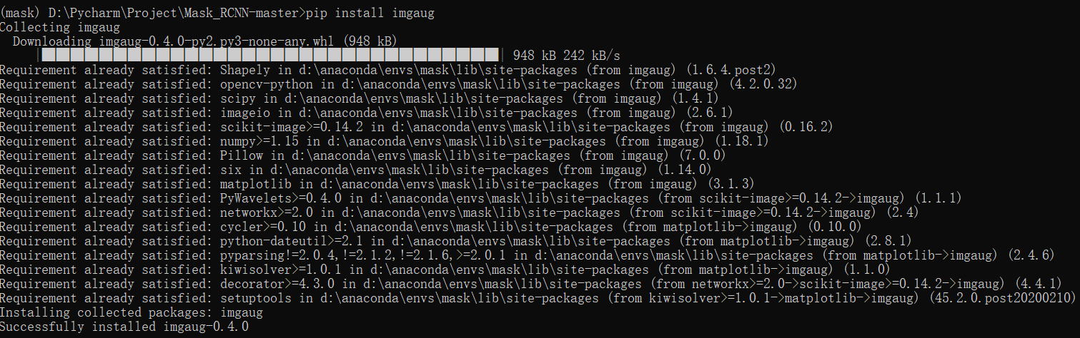 Anaconda下安装imgaug（最简版）_anaconda安装imgaug-CSDN博客