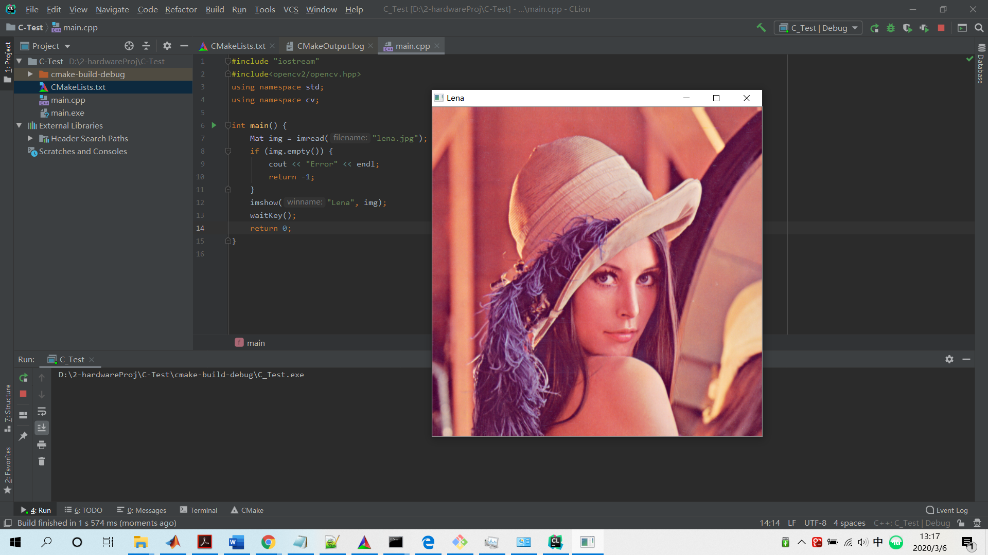 使用clion开发opencv——环境搭建全记录 Csdn博客 