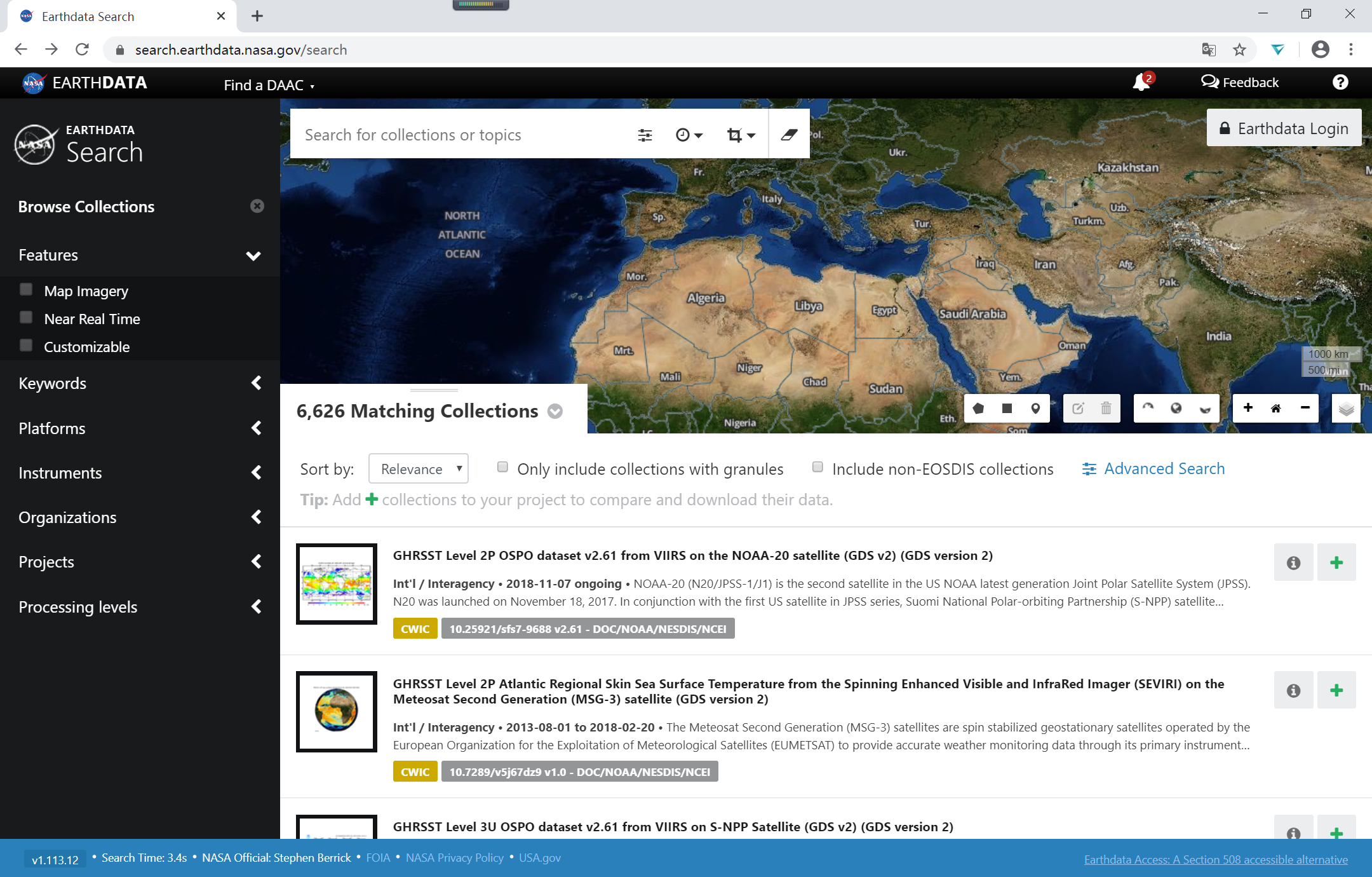 最新版NASA官方网站数据下载流程——以MODIS数据演示为例_nasa官方中文网站下载-CSDN博客