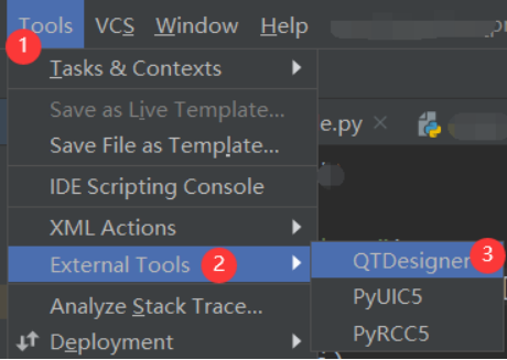 在pycharm中配置QT designer、pyuic、pyrcc_pyrcc在哪个目录-CSDN博客