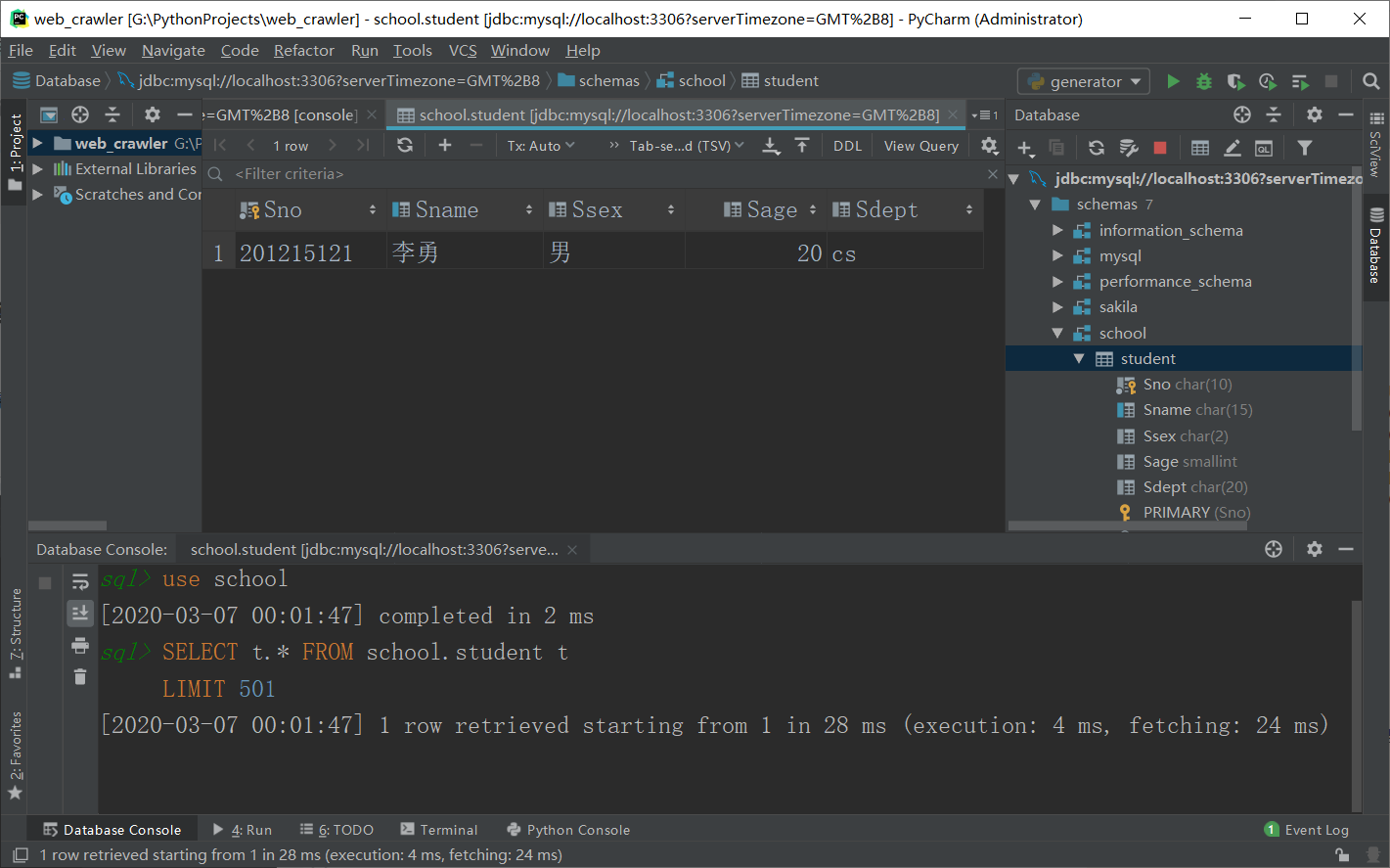 学习Pycharm连接Mysql数据库心得（附可能出现的问题及解决方法）_successful details-CSDN博客