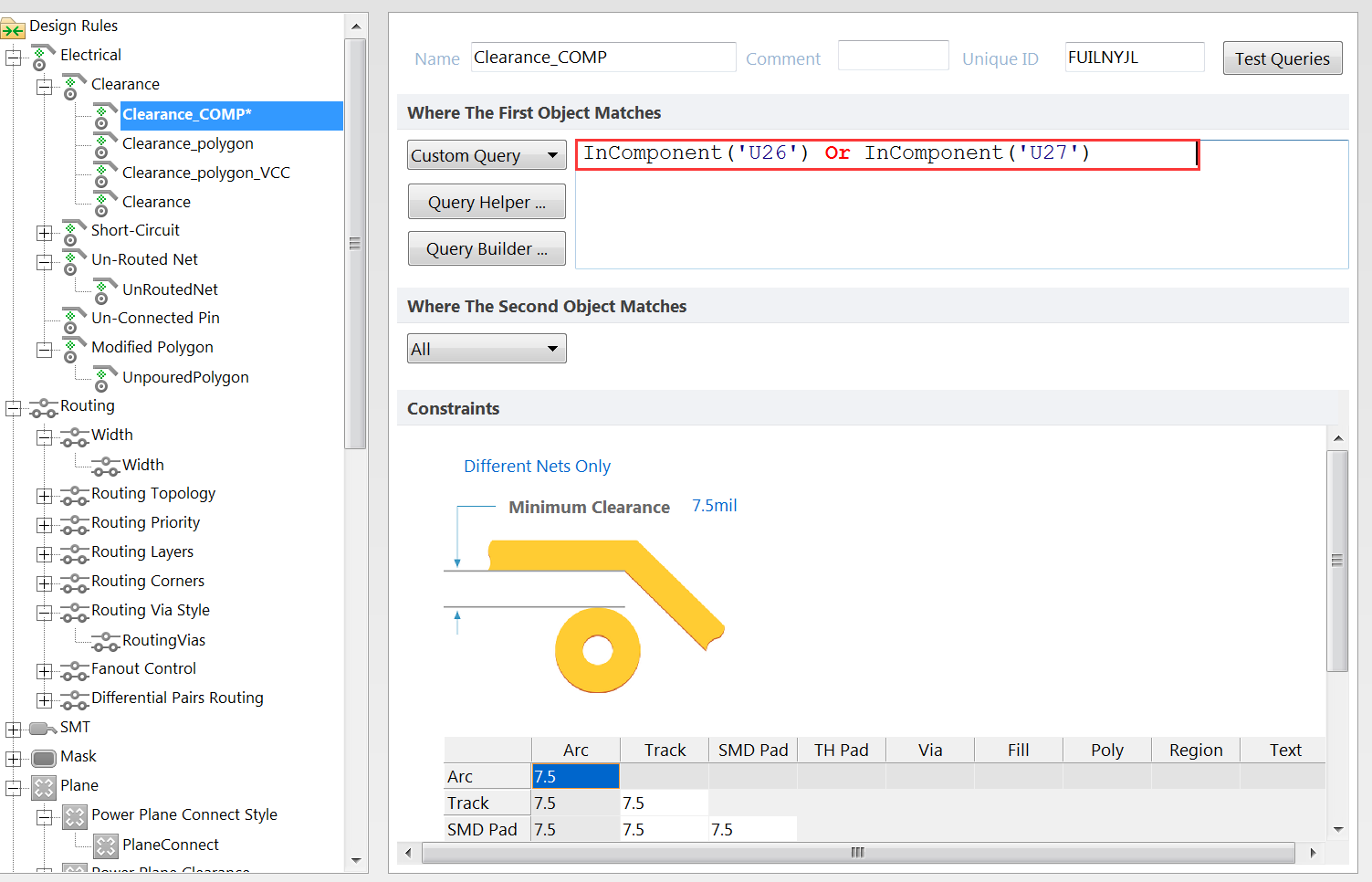 解决AD16元件焊盘间距报错 Clearance Constraint Between Pad-CSDN博客