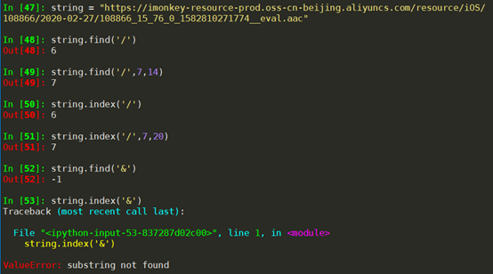 Python截取url最后一个/后的字符串的两种方法——rfind/rindex函数和split函数_python 如何截取url中最后一个.后面的字符-CSDN博客
