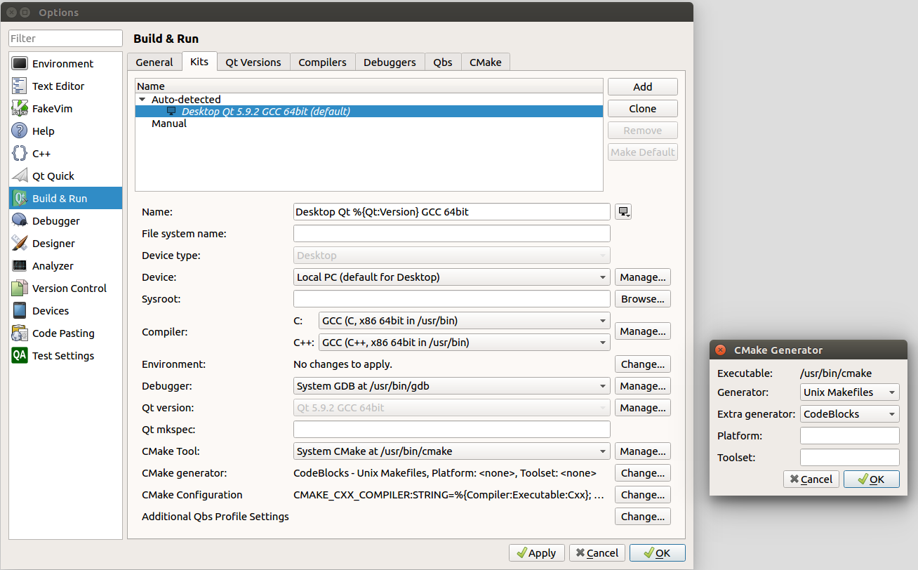 【Qt】QT中 QtCreator在windows和Linux如何设置构建套件，gcc g++ gdb cmake_qt creator v4.1.0的qmake.exe在哪-CSDN博客