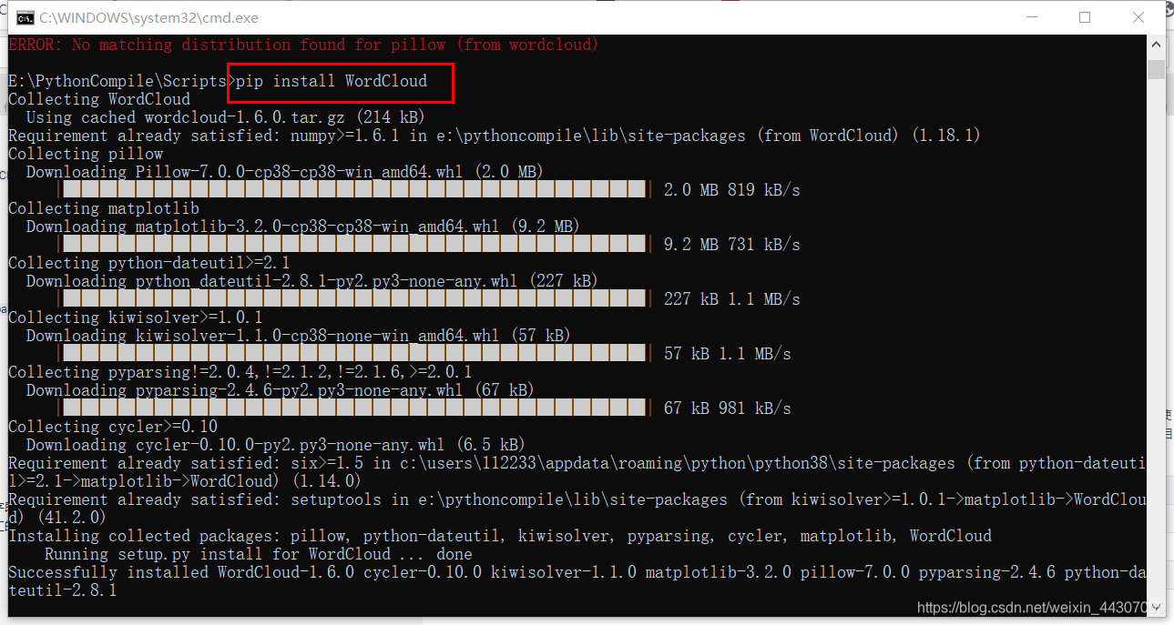 Python词频统计 生成词云根据词频生成词云 Csdn博客