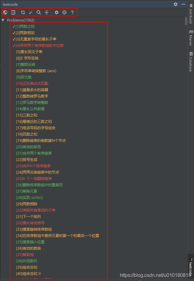Idea安装leetcode插件leetcode插件改英文 Csdn博客