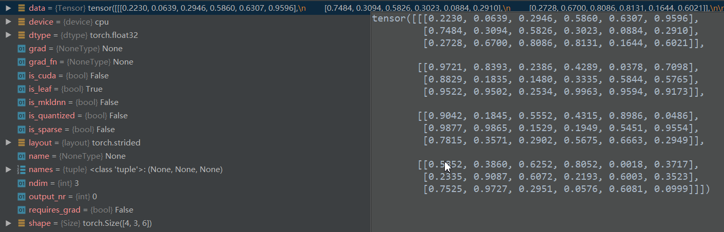 对pytorch中张量的形状和维度的理解_torch.tensor中的0维是列吗-CSDN博客