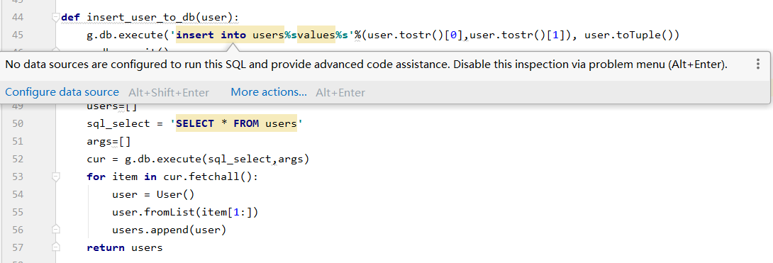 解决pycharm sql语句 No data sources are configured to run this SQL and provide advanced的问题_prcharm中 ...