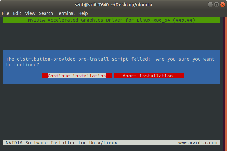 Ubuntu安装NVIDIA驱动_unable to determine the path to install the libglv-CSDN博客