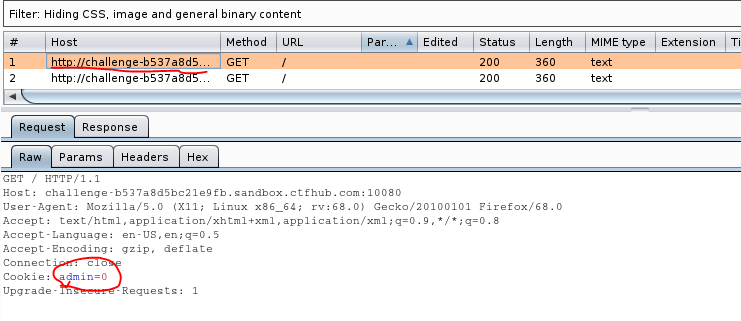 CTFHub Http协议_hello guest. only admin can get flag.-CSDN博客