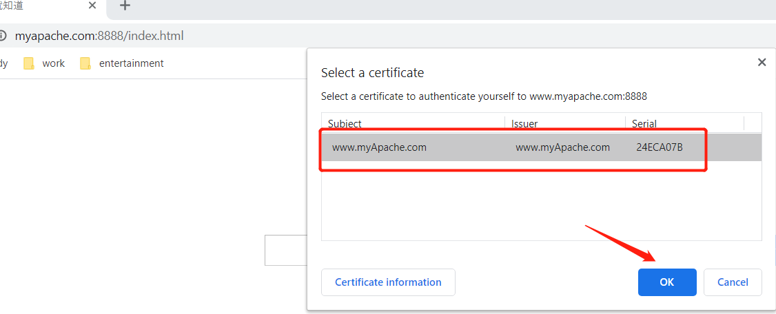 使用Apache搭建https服务，单向认证+双向认证。_apache sslcertificatefile-CSDN博客