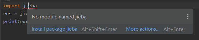 pip安装jieba库失败以及在pycharm中无法识别问题的解决_pip install jieba执行不了-CSDN博客