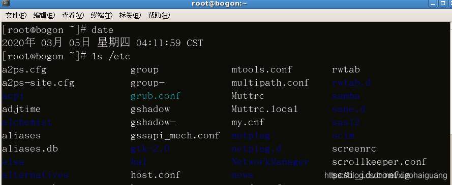 Linux学习之——图形界面与命令行(二)man Cat Csdn博客