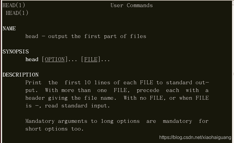 Linux学习之——图形界面与命令行(二)man Cat Csdn博客