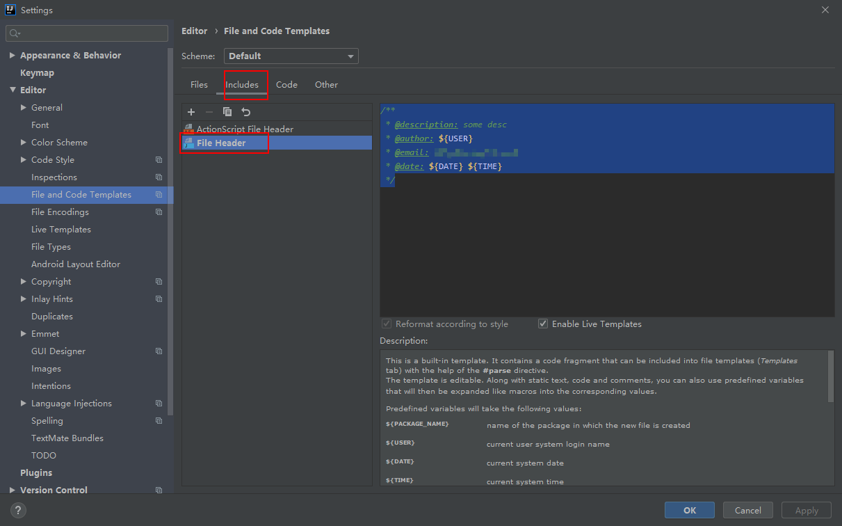 IDEA 类和方法注释签名设置_ida类签名调用-CSDN博客