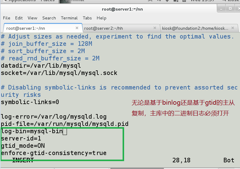 mysql的主从复制（一）二进制日志(binlog)主从复制 + 基于GTID的主从复制_主从复制时从库是否需要开启二进制日志-CSDN博客
