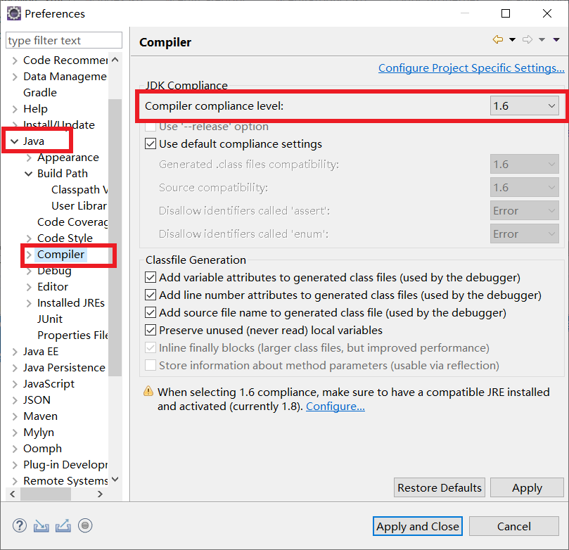 jdk报错：The selected JRE does not support the current compiler compliance level of 10-CSDN博客