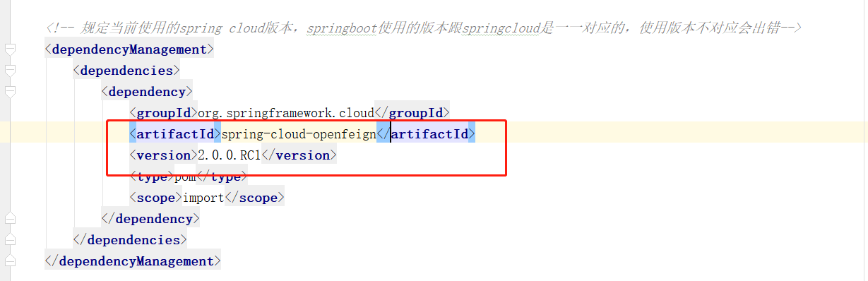 SpringCloud中@FeignClient注解无法使用 spring-cloud-starter-openfeign以及 springcloud对应springboot版本_spring ...